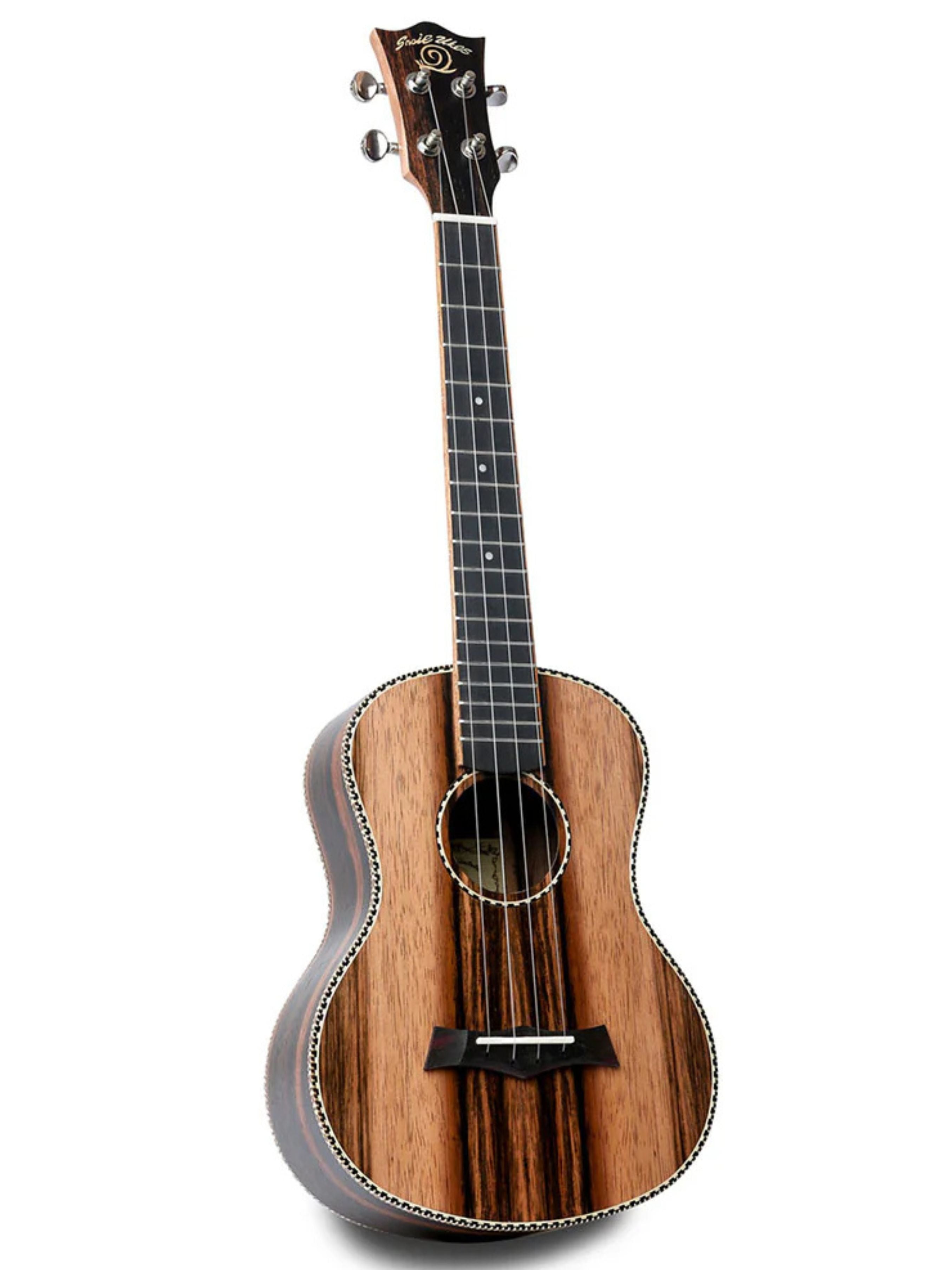 Snail UKT-E598 Tenor Ukulele, Ebony – Wunjo Guitars